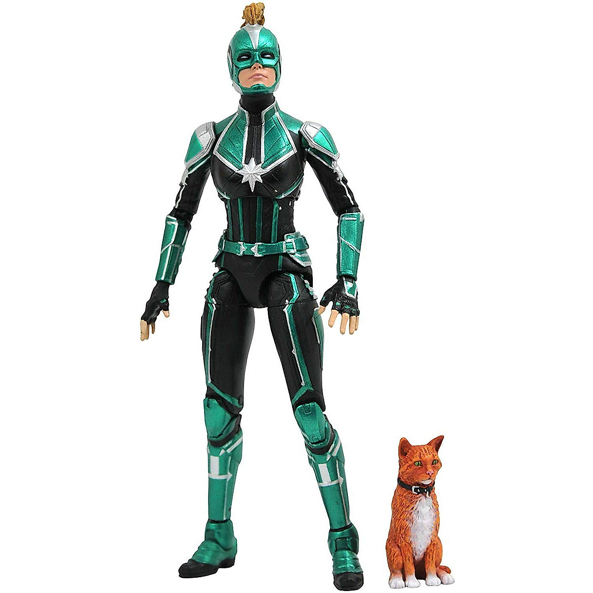 Diamond Select Toys Marvel Select: Captain Marvel (Starforce Uniform Version) Action Figure