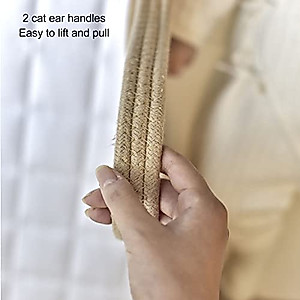 Baby Carrying Sleeping Basket, Cute Cotton Sleeping Baby Bassinet Cartoon Soft for Infants for Living Room (Type 1)