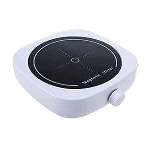 Toolly Mini Stir Plate Magnetic Lab Stirrer with 3 Stir Bars, Magnetic Mixer 2000ml Adjustbable Speed 200-2000 RPM for Classroom, Work or Home Experiments & Projects (No Heating)