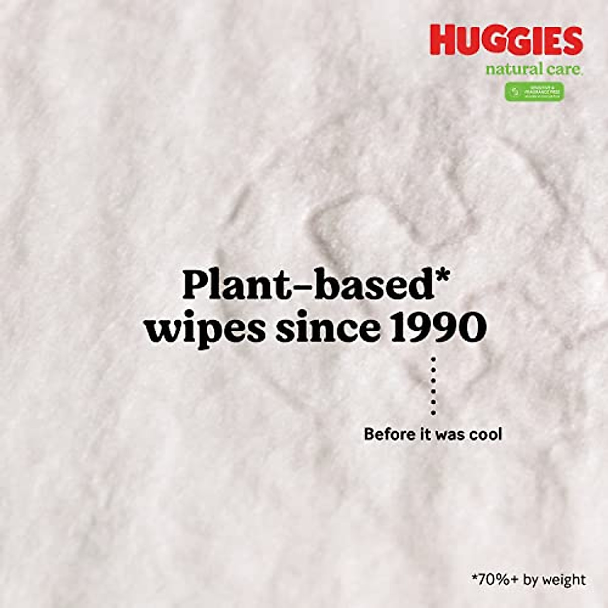 Baby Wipes, Huggies Natural Care Sensitive Baby Diaper Wipes, Unscented, Hypoallergenic, 8 Flip-Top Packs, 56 Count (Pack of 8)