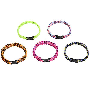 Adjustable Length Paracord Jig Bracelet Maker Wooden Frame-Paracord Braiding Weaving Craft Tool Kit, Wristband Maker