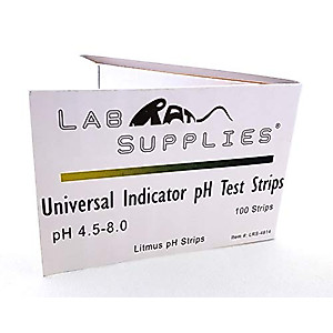 Litmus pH Test Strips for Urine and Saliva Testing (pH 4.5-8.0), 300 Strips | Monitor Your Body's pH in Seconds