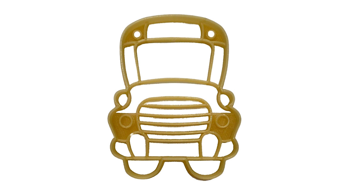 School Bus Cookie Cutter - USA Made, Fun Baking Tool