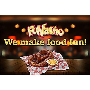 FUNacho Nacho Cheese Sauce | Delicious Cheese Dip | Perfect Condiment for Nachos, Hot Dogs, Pretzels and Cheese Fries | Gluten Free Queso De Nachos - ( 48 Count/ 3.5 oz each)