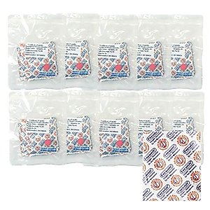 FreshUS 300cc Oxygen Absorber(10 individual pack of 10 Packets, Total 100 Packets) - Long Term Food Storage (100, 300 CC)