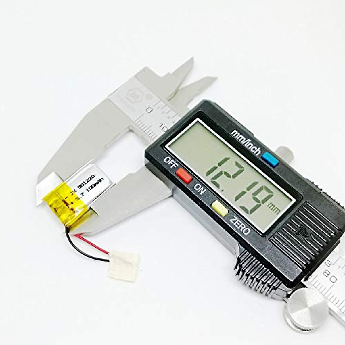 Easybuyseller 2Pcs 051220 3.7V 80mAh Polymer Lipo Battery with PCM Rechargeable