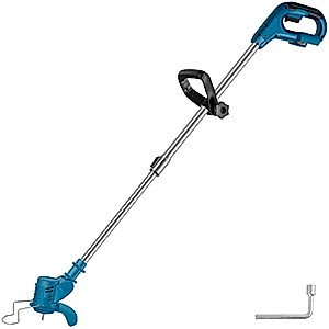 DARUOAND A2B Cordless Grass Trimmer Electric Lawn Mower Adjustable Height Weed Wacker 6000 RPM Household Portable Garden Yard Trimming Machine Suitable for Park Villa Undershrub A2B(Blue)