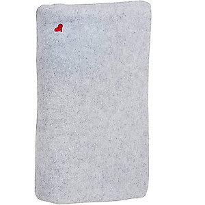 The Breast & Chest Buddy - Seatbelt Cushion for Open Heart Surgery, Mastectomy and Chest Reconstruction Sites - Solid Gray with Heart