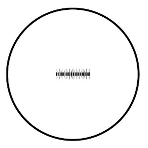 OMAX - FBA_CS-A36CALM1 0.01mm Microscope Camera Calibration Slide (Stage Micrometer)