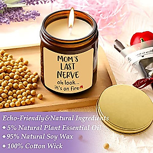 Gifts for Mom from Daughter Son,Mother Birthday Gifts for Mom,Funny Candles Gifts for Mom, Daughter,Mother Day Gift, Valentines Gift, Christmas Gifts for Mom, Wife - Lavender Scented Candle 14oz