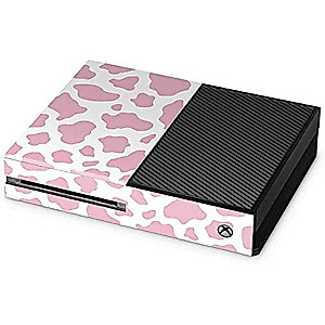Skinit Decal Gaming Skin compatible with Xbox One Console - Officially Licensed Skinit Originally Designed Pink Cow Print Design