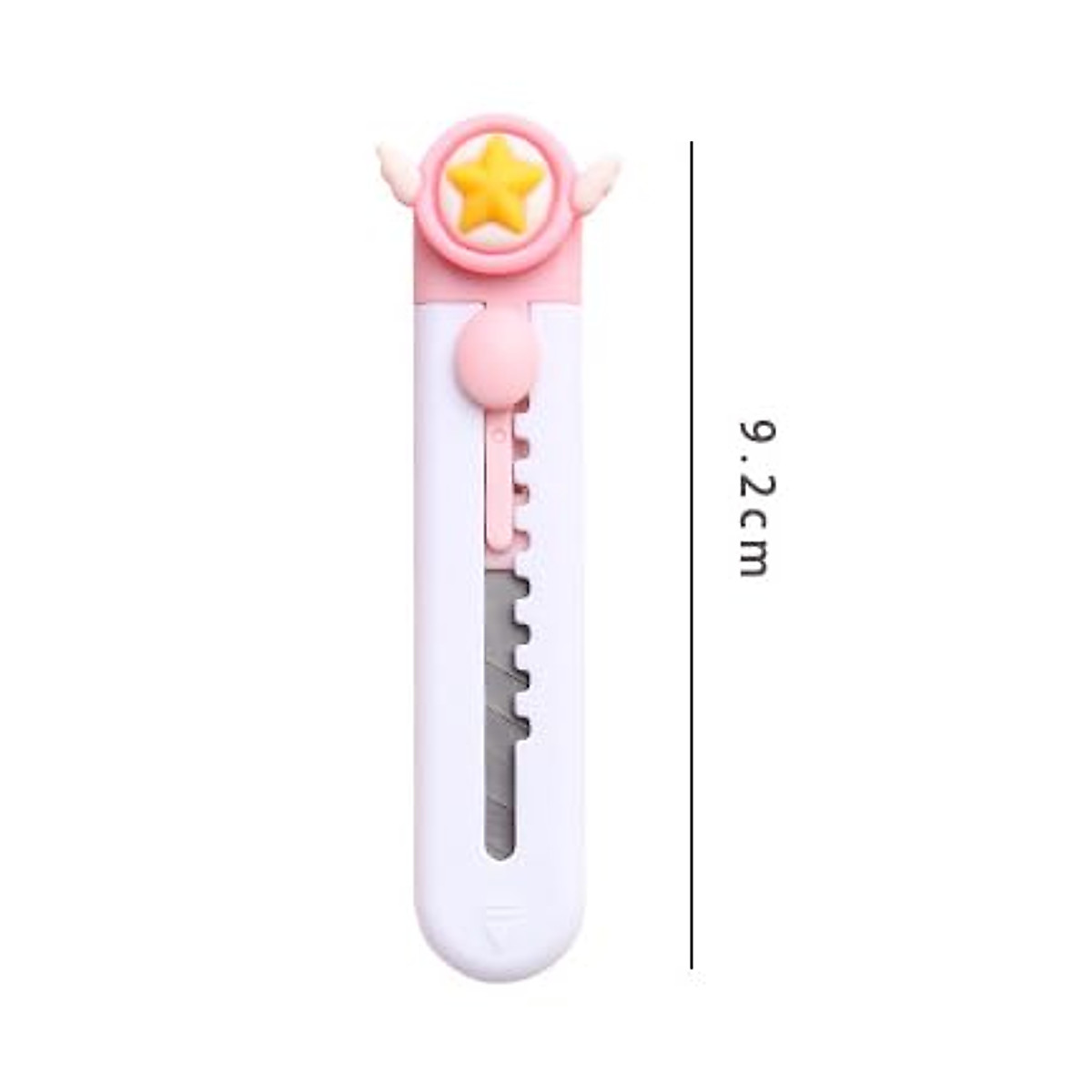 Peaches Box Cutter Retractable, Sharp Utility Knife Retractable, Cute Box Cutters for Office, Home, Arts Crafts, Cartons, Cardboard, Utility Knives, Knives (3H075)