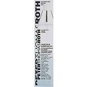 Peter Thomas Roth Water Drench Hyaluronic Cloud Hydrating Toner Mist with Witch Hazel, Up to 72 Hours of Hydration, Helps Reduce the Look of Fine Lines, Wrinkles and Pores