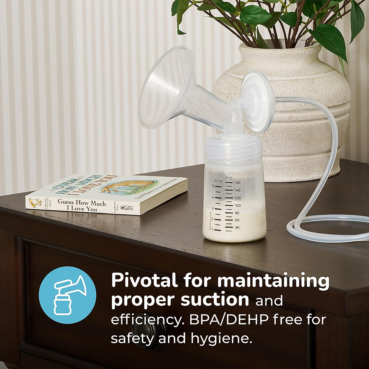 Spectra - Wide Breast Shield Set for Breast Milk Pumps - Medium 24mm