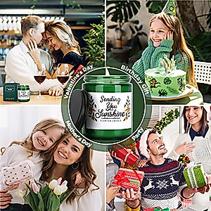 Mothers Day Gifts for Mom, GIIFER Lavender Scented Candles Thinking of You Get Well Soon Gifts for Women, Home Scented - Sending You Sunshine Stress Relief Candle for Women Friend Sister Men Female