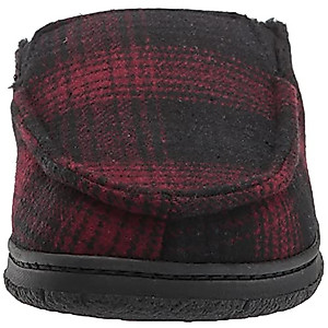 Eddie Bauer Men's Oliver Slippers | House Slippers for Men | Cushioned Footbed Lightweight Slip-On Bedroom Shoes with Rubber Outsole