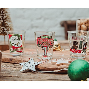 A Christmas Story Quotes 2-Ounce Mini Shot Glasses | Set of 4