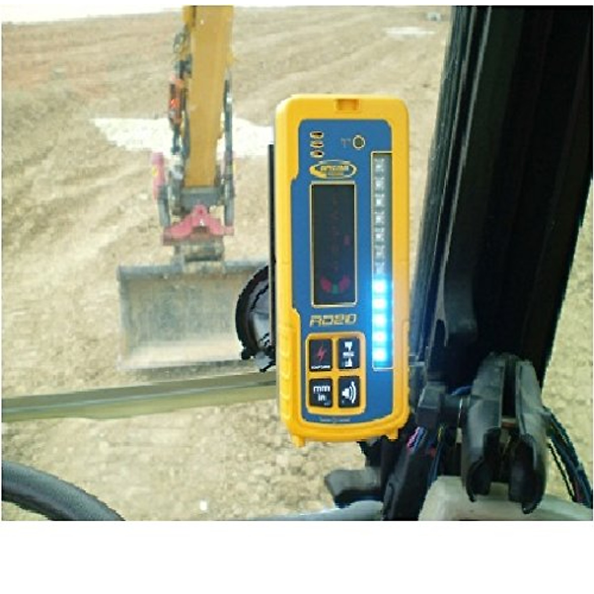 Spectra Precision LR30W Laser Receiver w/Charger, Radio & Remote Display