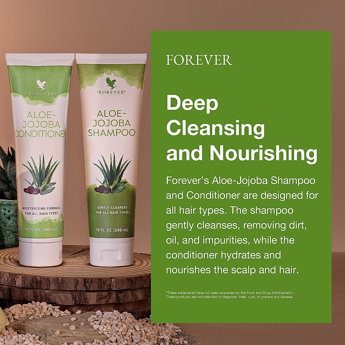 Forever Living - Aloe Jojoba Shampoo, Gentle Vegan and Gluten-Free Formula with Aloe Vera and Oil, Tropical Fruit Fragrance, Twin Pack