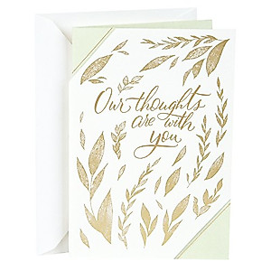 Hallmark Sympathy Greeting Card (Our Hearts are with You)
