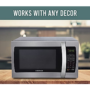 Farberware FMO13AHTBKI Professional 1.3 Cu. Ft. 1100-Watt Microwave Oven with Sensor, Stainless Steel