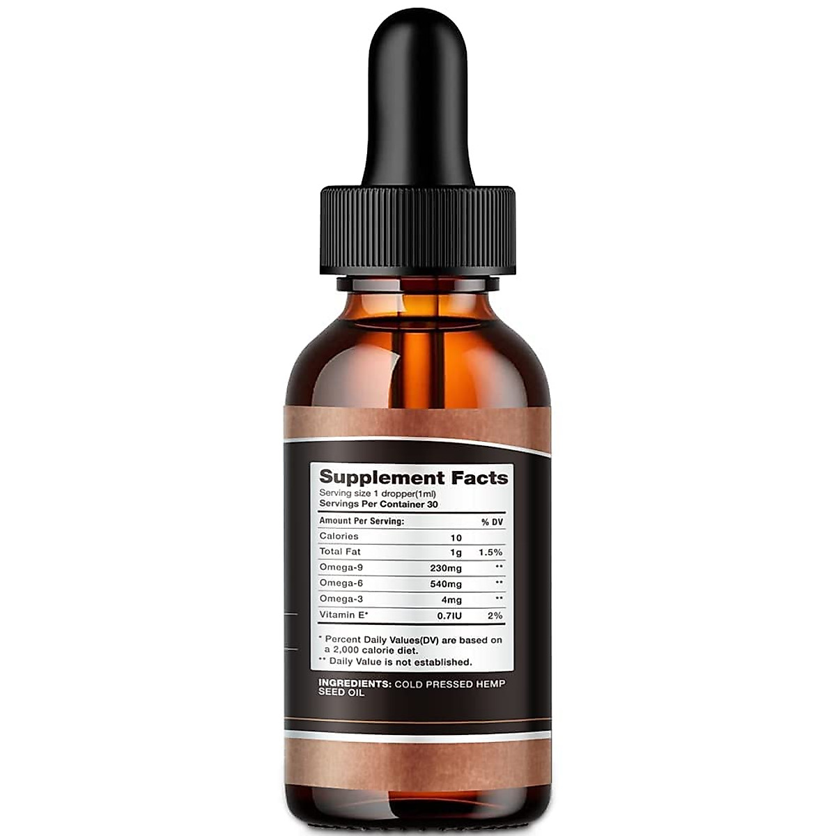 Hemp Oil - 3 Pack - 800,000 Maximum Strength - Pure & CO2 Extract Drops - Organic, Vegan, Non-GMO, Grown in USA