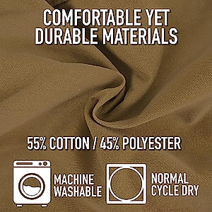 Rothco Tactical BDU Pants Mens Utility Hiking Workwear Cargo Pants, Black, Large