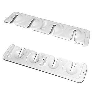 KLEARSTAND Marine RV Wine Glass Holder, White, Easy Install, Made in USA (1 rack)