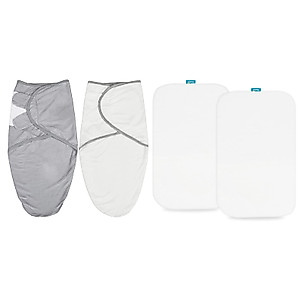 Bassinet Sheets Compatible with Baby Delight Beside Me Dreamer Bassinet & Baby Swaddles 0-3 Months for Boy or Girls