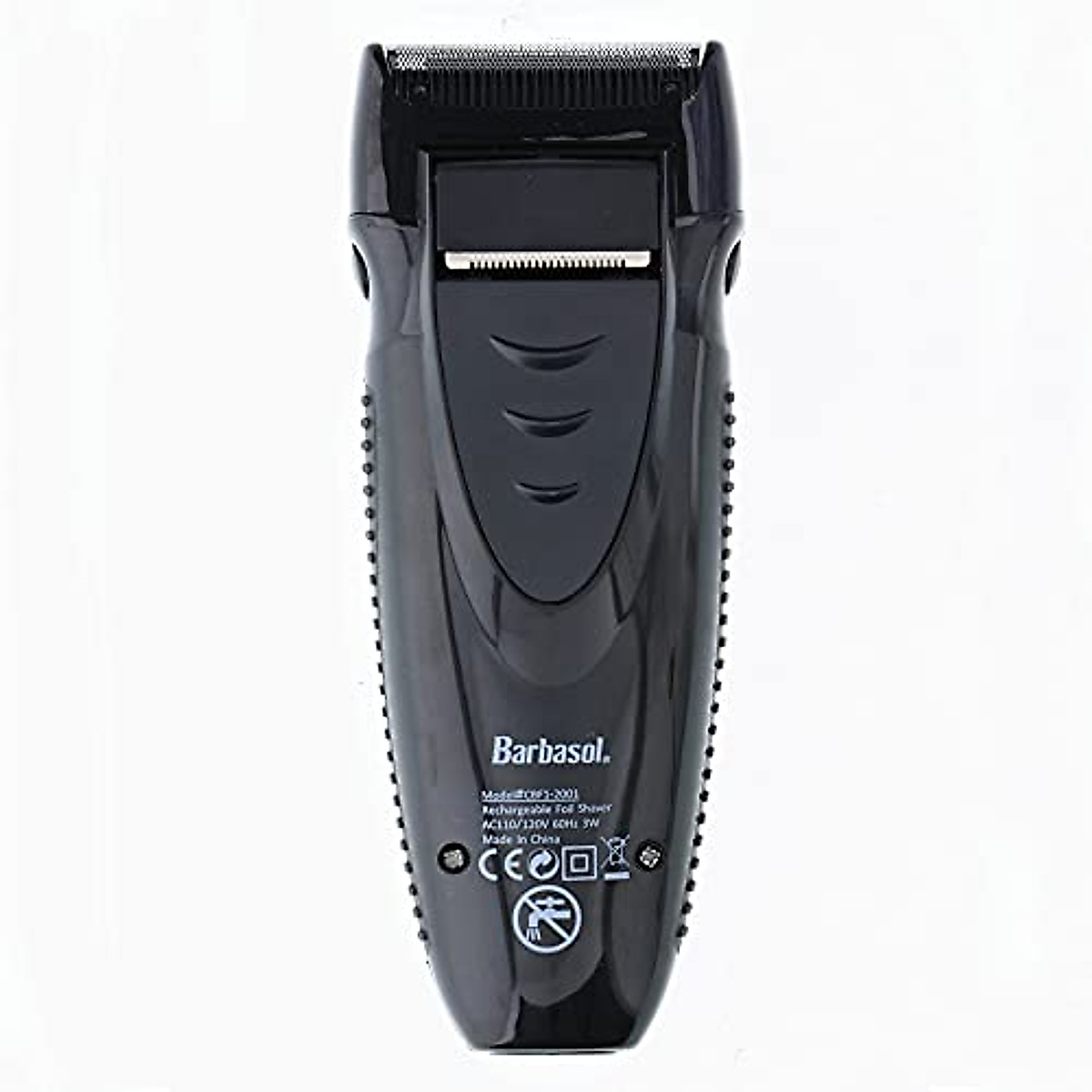 Barbasol Rechargeable Electric Foil Shaver with Stainless Steel Blades and Pop Up Trimmer