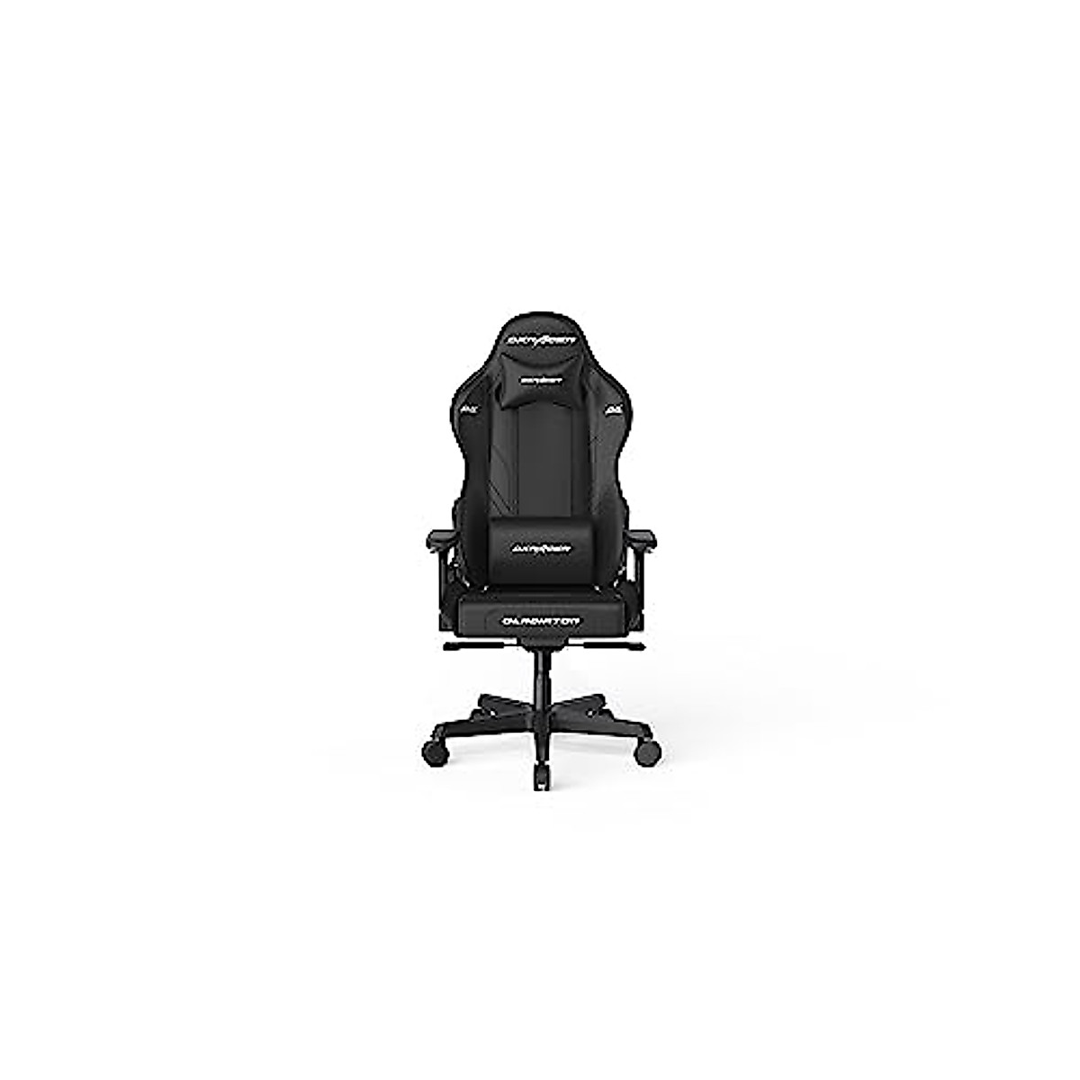 DXRacer Gaming Chair with 4D Armrest, Premium PVC Leather Racing Office Computer Recliner with Ergonomic Headrest and Lumbar Support, Black