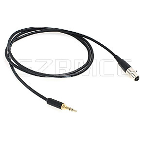 SZRMCC 3.5mm 1/8'' TRS to TA3F 3 Pin Mini-XLR Audio Cable for Sennheiser AKG Headphones Mic