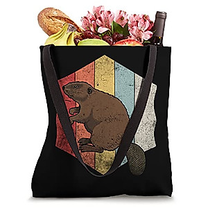 Beaver Retro Vintage Beaver Lover Tote Bag