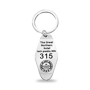 FOTAP Vintage Motel Keychain The Great Northern Hotel Jewelry Vintage Inspired Keychain TV Show Fans Gift TV Series Gift (Great Northern 315)