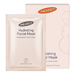 Palmer's Pregnancy Hydrating Facial Sheet Masks, 0.95 fl. oz. (Pack of 5)