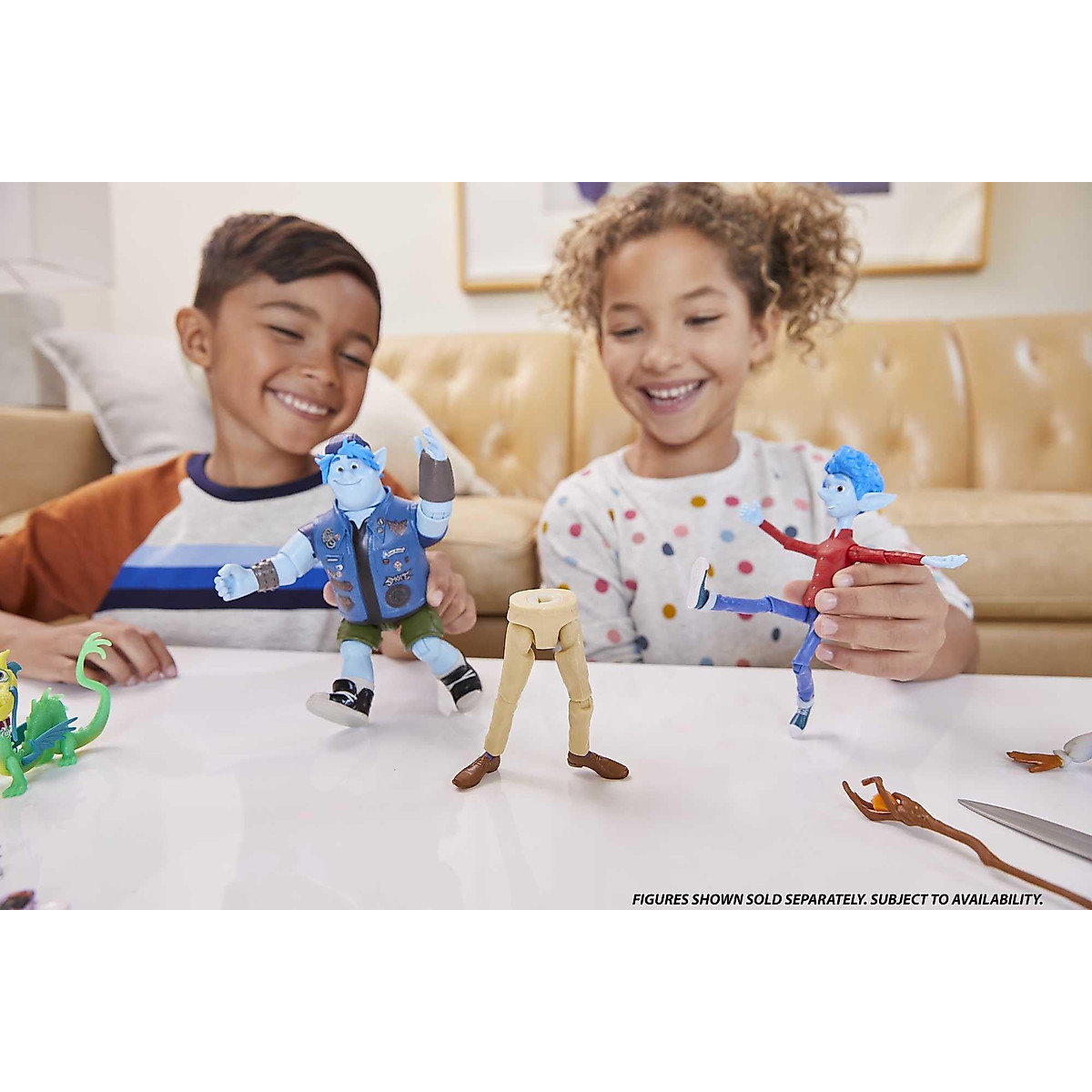 Mattel Disney Pixar Onward Action Figure, Barley Lightfoot Collectible Toy in Signature Elf Look, 7-inch with Movable Joints