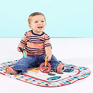 Disney Mickey Mouse Camping with Friends Tummy Time Prop Mat, Ages Newborn +