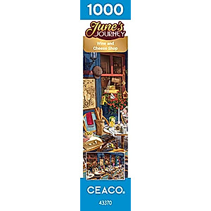 Ceaco - June's Journey - Wine & Cheese Shop - 1000 Piece Jigsaw Puzzle
