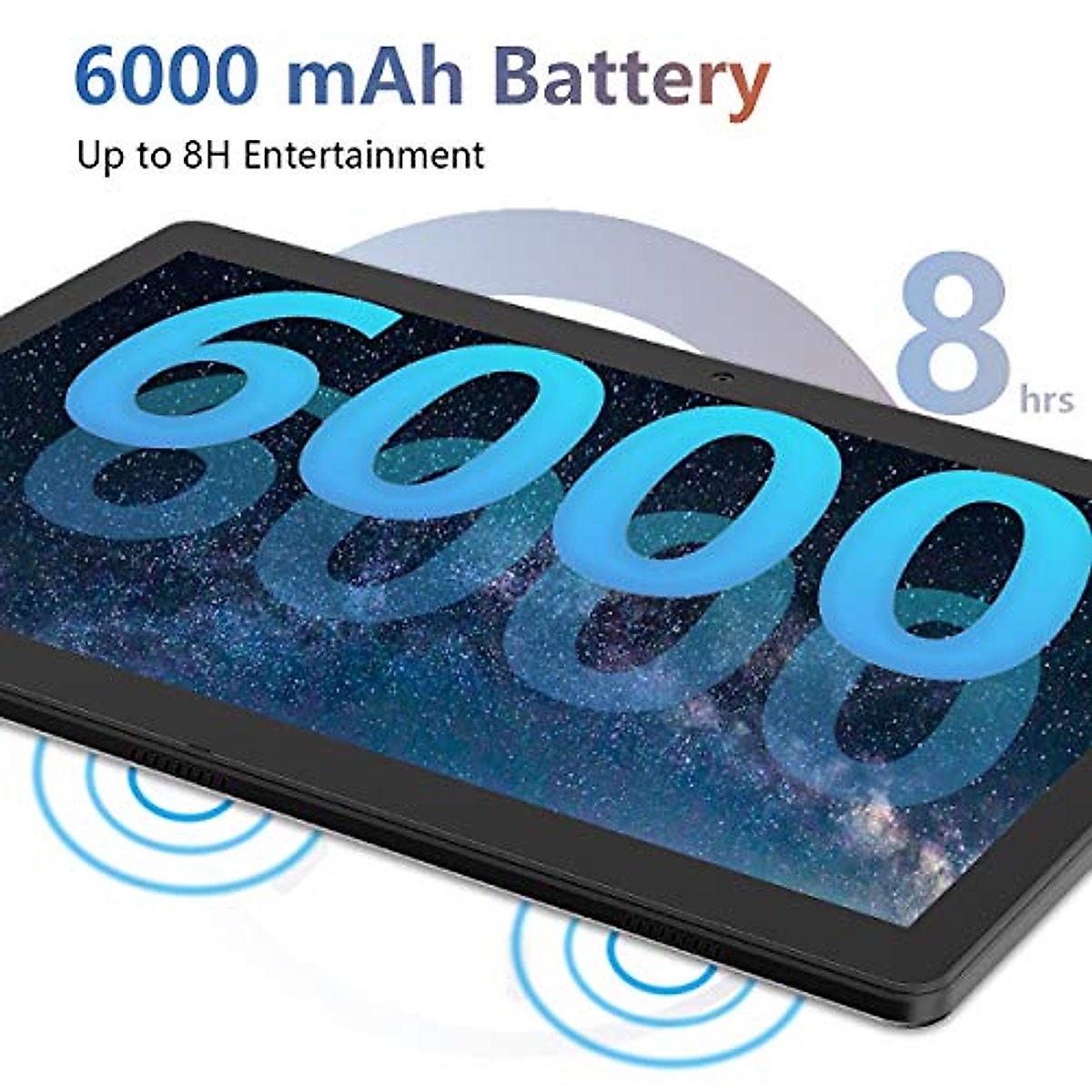 Tablet 10.1 inch Android 11 Tablet 2023 Latest Update Octa-Core Processor with 64GB Storage, Dual 13MP+5MP Camera, WiFi, Bluetooth, GPS, 128GB Expand Support, IPS Full HD Display (Black)