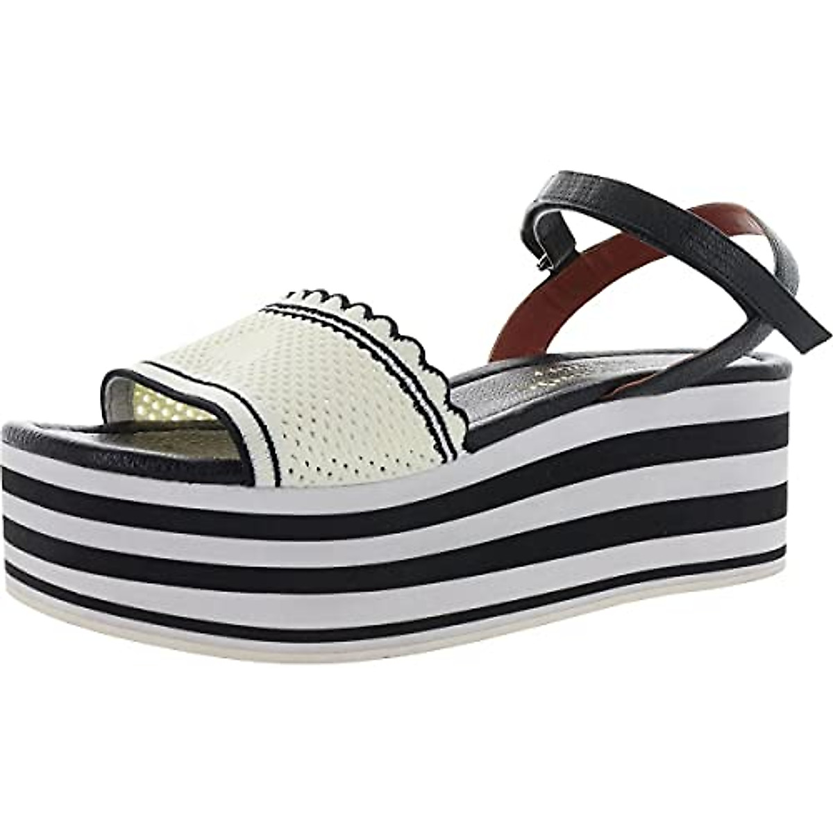 kate spade new york High-Rise Spade Black/Optic White 8 B (M)