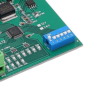 Electrical Relay Module, 12 Optically Isolated Input 12 Channel 64 Devices Parallel Relay Board for Circuit (24V)