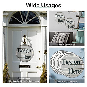 PPFINE Custom Round Metal Tin Sign Rustic Wall Decor Round Wreath Sign, for Home Garden Kitchen Bar Cafe Wall Decor,Gift Ideas