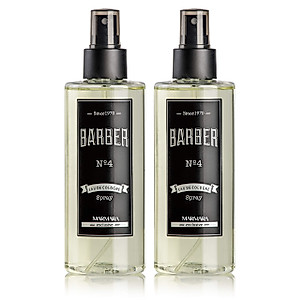 Marmara Barber Cologne - Best Choice of Modern Barbers and Traditional Shaving Fans (No 4 Green, 250ml x 2 Bottles)