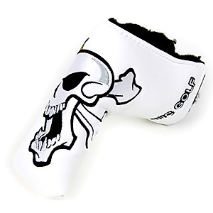 King Skull Putter Cover Magnetic Headcover for Scotty Cameron Taylormade Odyssey Blade