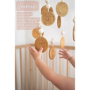 Lucky Love Boho Baby Mobile & Boho Baby Decor for Boy & Girl Nursery - Hang Mobile for Crib or Ceiling