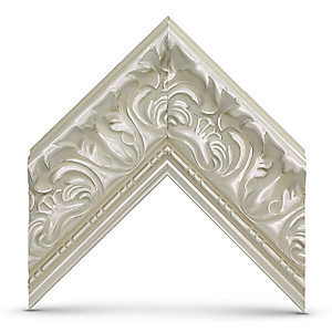 Frame My TV Deco TV Frames -Tuscan Pearl Compatible ONLY with Samsung The Frame TV (Fits 2021-2024 Frame TV, 50")