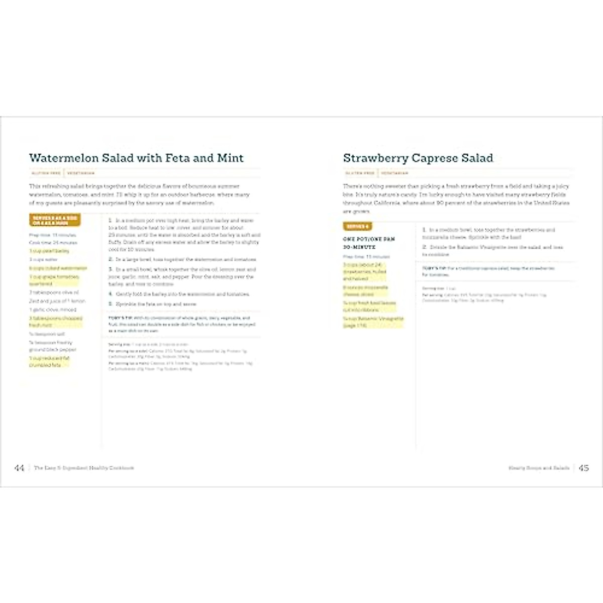 The Easy 5-Ingredient Healthy Cookbook: Simple Recipes to Make Healthy Eating Delicious