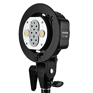 Godox AD-B2 Flash Bracket for AD200 AD200Pro Dual Power Twin Head Bowens Mount to Install 2 Godox AD200 AD200Pro Pocket Flashes or Flashpoint eVOLV 200 Speedlight to Achieve 400W Power Output