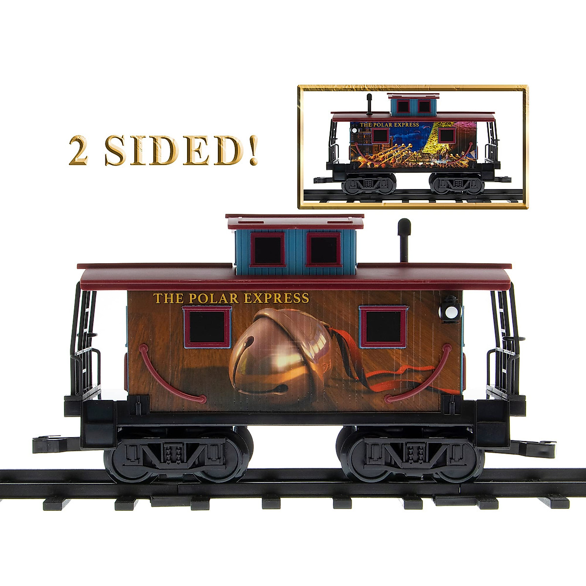 Lionel Polar Freight Ready-to-Play Battery Powered Model Train Set with Remote