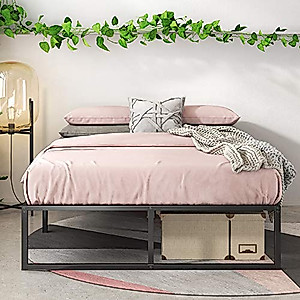 ZINUS Lorelai 14 Inch Metal Platform Bed Frame / Mattress Foundation with Steel Slat Support / No Box Spring Needed / Easy Assembly, Full